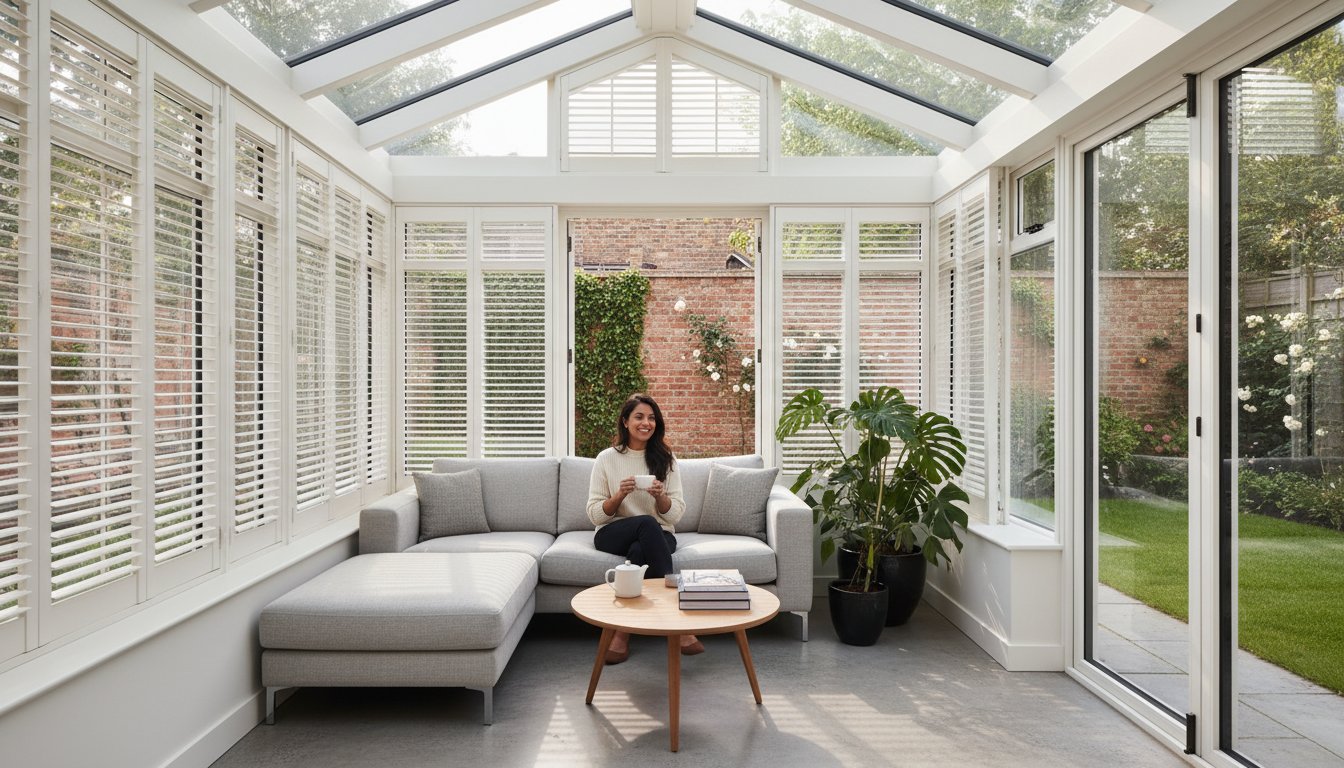 Conservatory Shutters: The Ultimate Guide to Style and Temperature ...